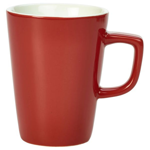 Royal Genware Latte Mug 34cl Red | Euro Catering UK Ltd