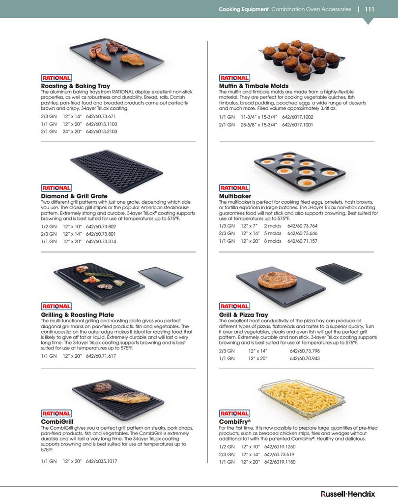 RATIONAL SPARES - MULTI BAKE TRAYS | Euro Catering UK Ltd
