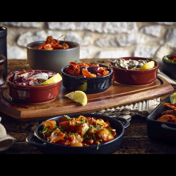 Royal Genware Round Dish 10cm Black | Euro Catering UK Ltd